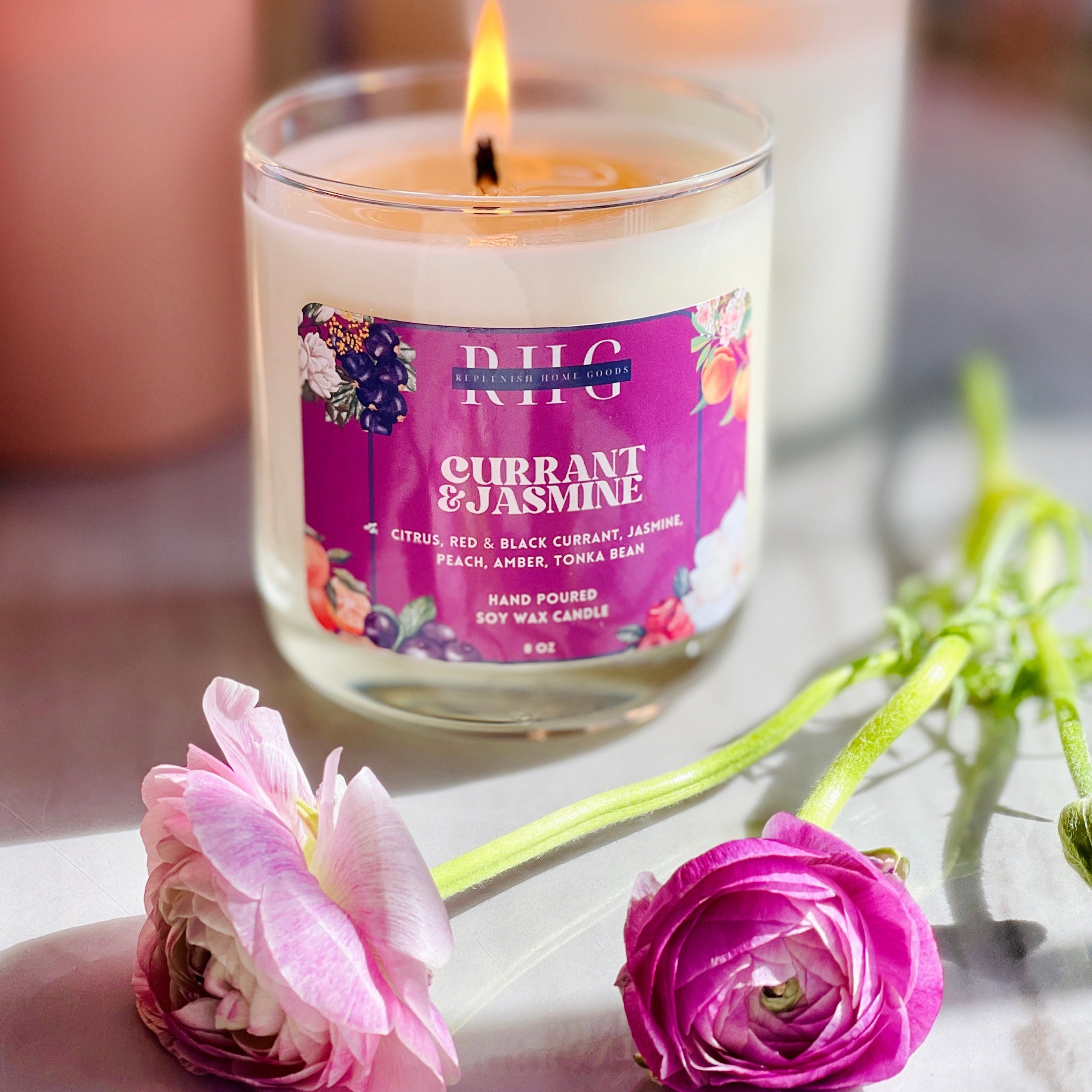 Currant & Jasmine Candle – With Love, From PDX